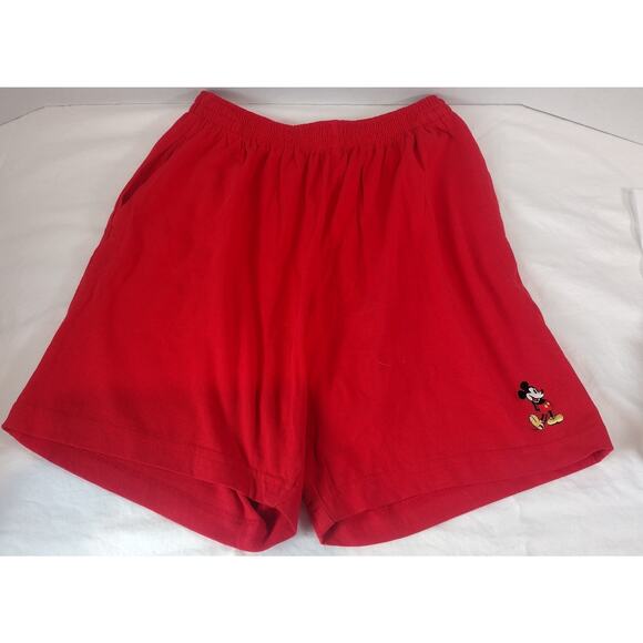 Disney | Dresses | Vintage Disney Store Mickey Mouse Embroidered Red ...
